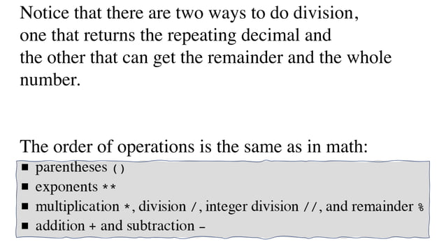 python- print function and arithmetic expressions | PDF | Programming ...