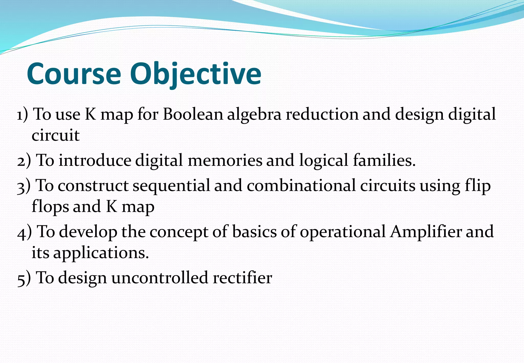 module1:Introduction to digital electronics | PPTX