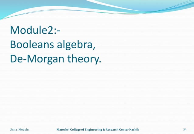 module1:Introduction to digital electronics | PPTX