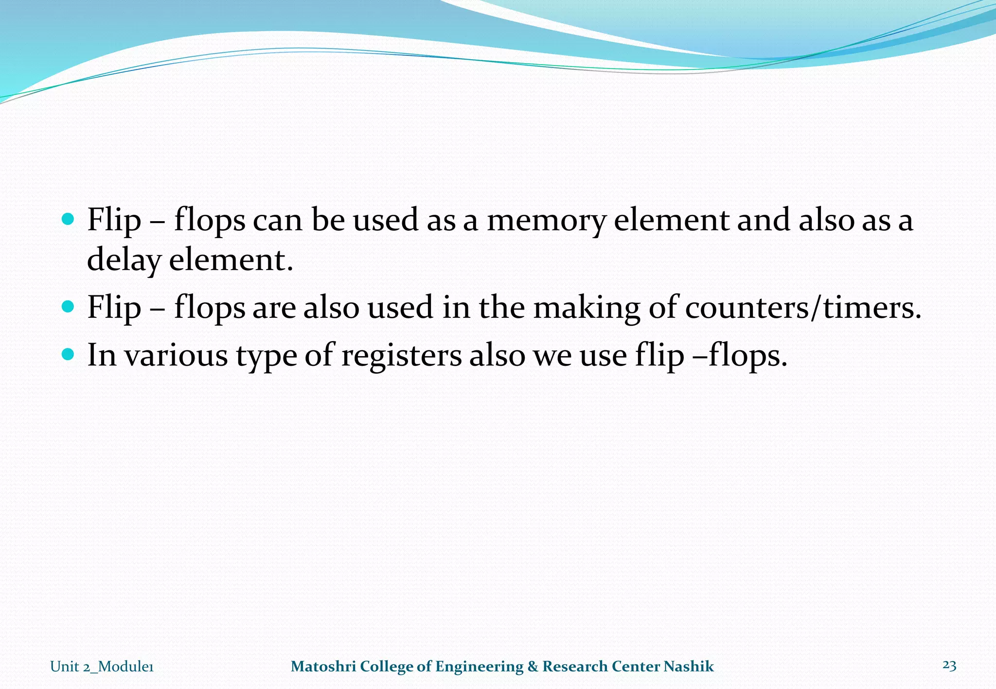 Module1introduction To Sequential Circuit Pptx Programming