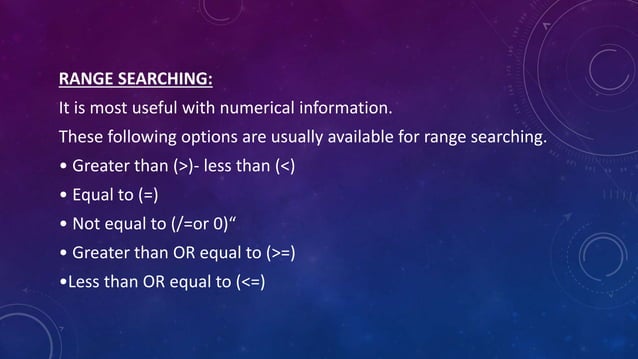 INFORMATION STORAGE AND RETRIEVAL | PPTX | Databases | Computer Software and Applications