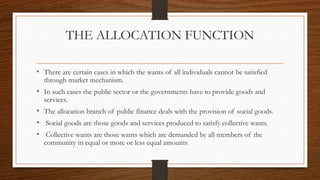 Role of State in Economic Activities | PPTX