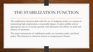 Role of State in Economic Activities | PPTX