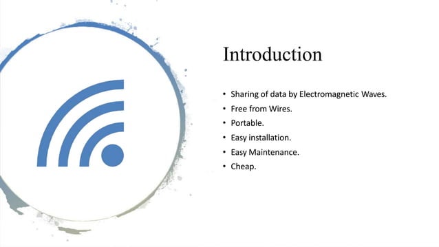 Wireless Communication – Issues, Challenges and Applications | PPTX