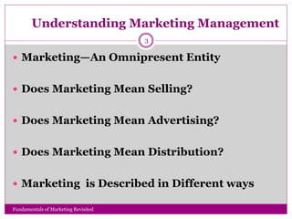 Marketing Fundamentals | PPTX