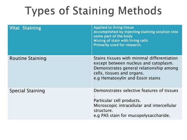 special stain | PPTX