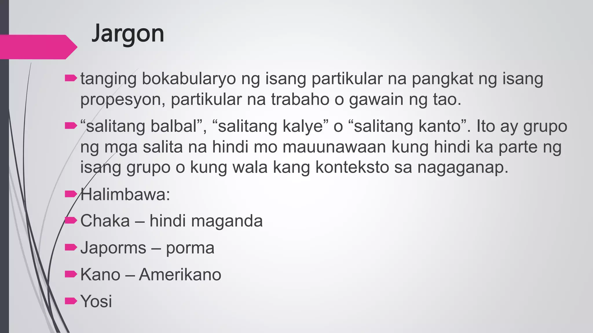 Barayti ng Wika | PPTX