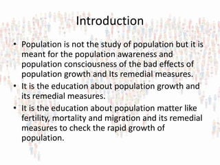 population geography introduction | PPTX | Geography | Science