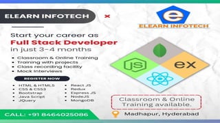 Full stack Course in Hyderabad with projects | PPTX