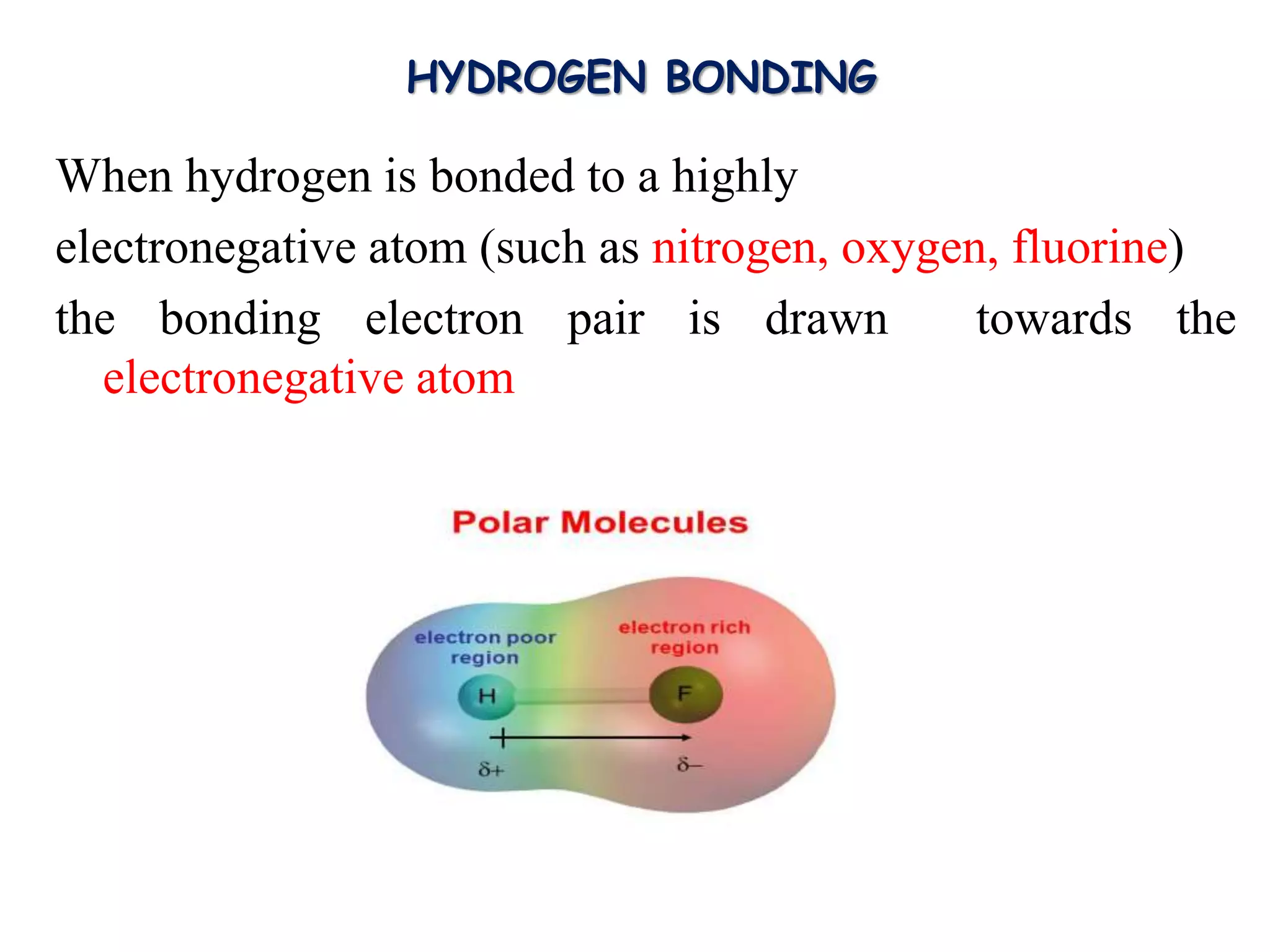B. Sc Sem IV Hydrogen Bonding | PPT