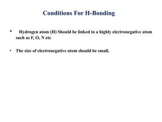 B. Sc Sem IV Hydrogen Bonding | PPTX