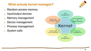 linux boot process ,kernal and file system | PPT