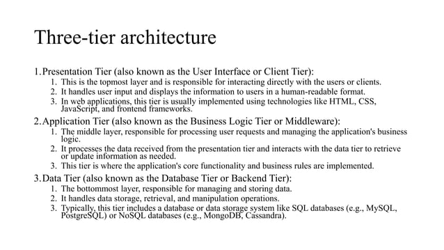 Middleware Technologies | PPTX | Databases | Computer Software and Applications