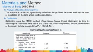 Using Hec Ras For Analysus of Flood Characteristic | PPT