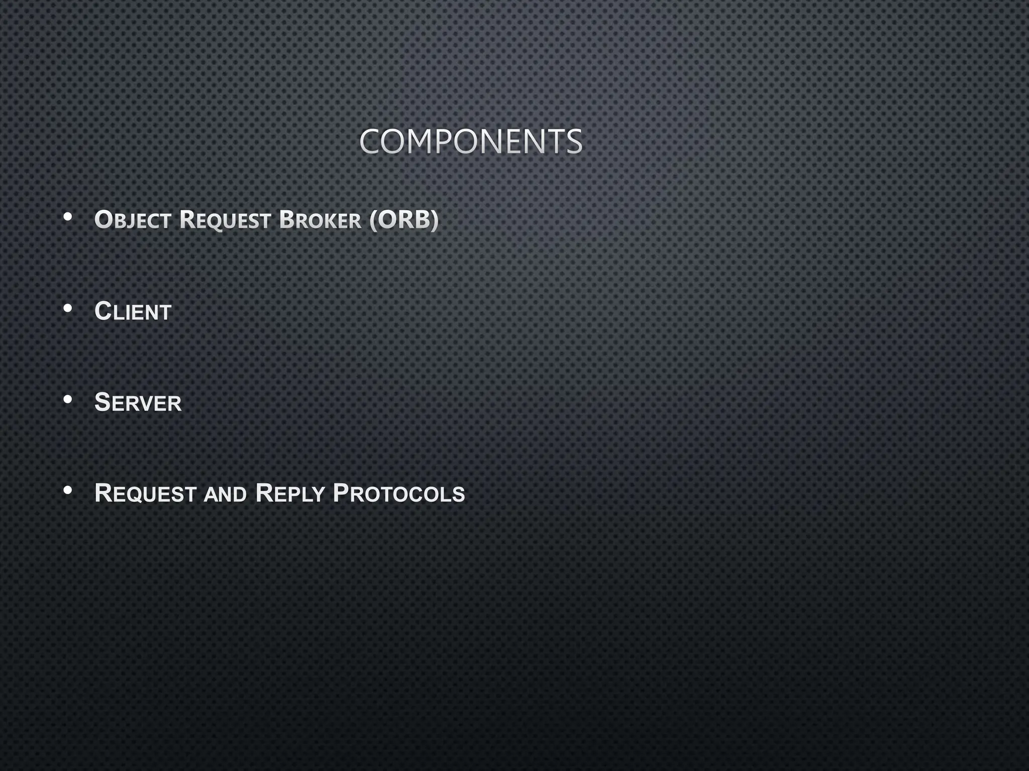 ppt (1).pptx for corba common object resource broker | PPT