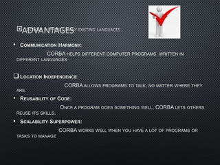 ppt (1).pptx for corba common object resource broker | PPT