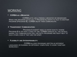 ppt (1).pptx for corba common object resource broker | PPT
