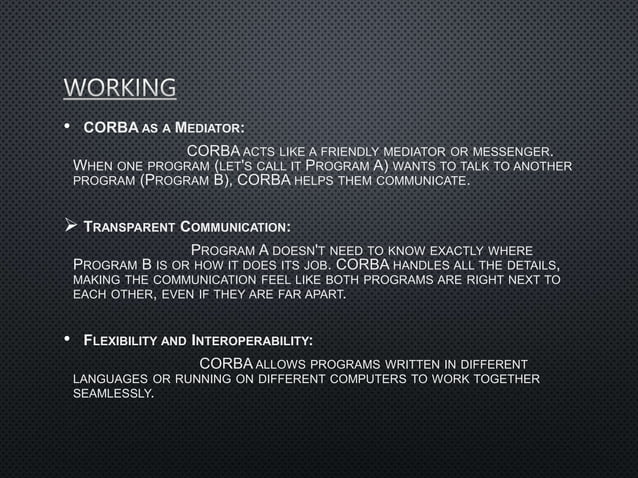Ppt 1 Pptx For Corba Common Object Resource Broker Ppt
