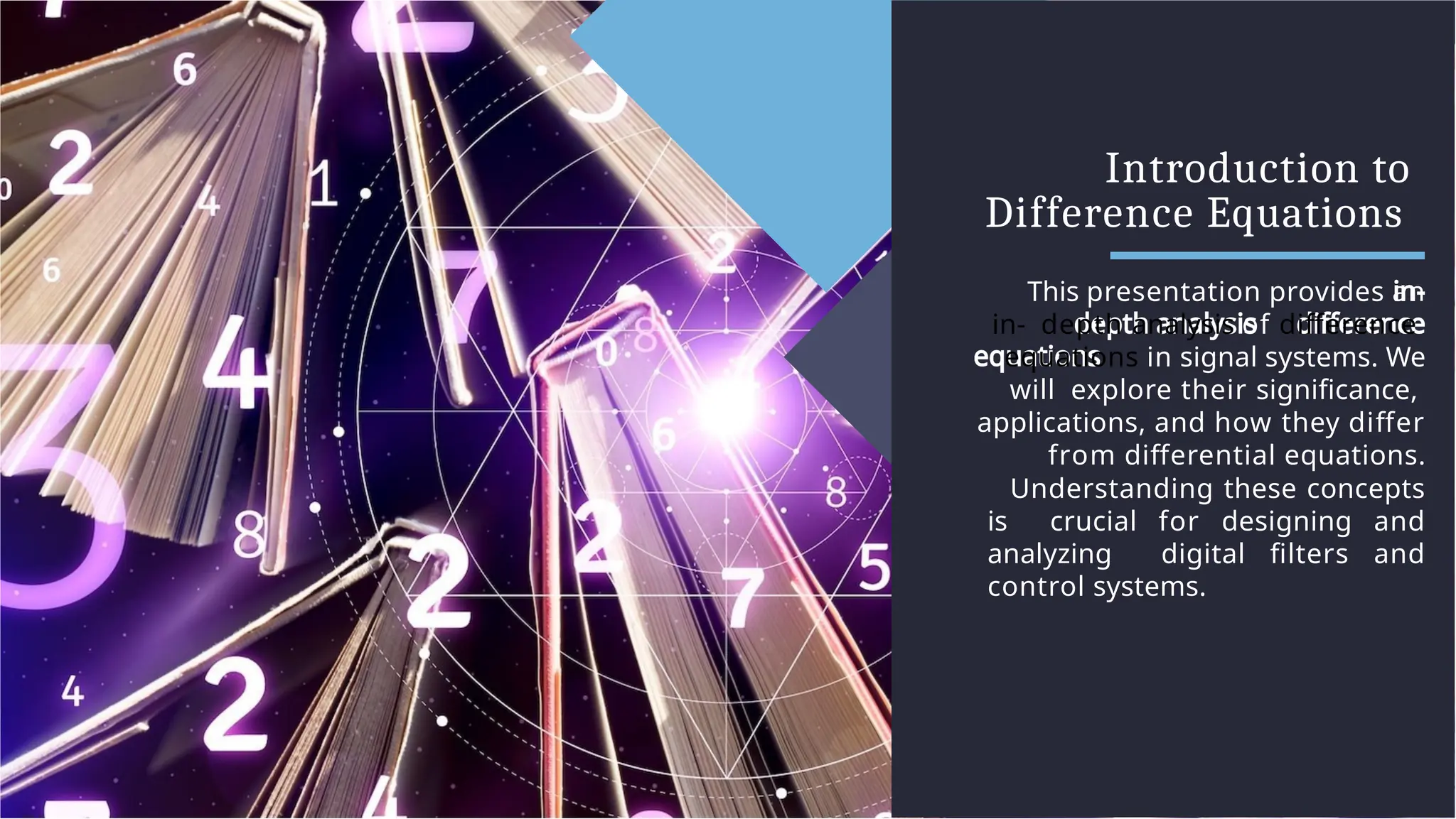 ppt1 on signal system of difference equations | PPTX