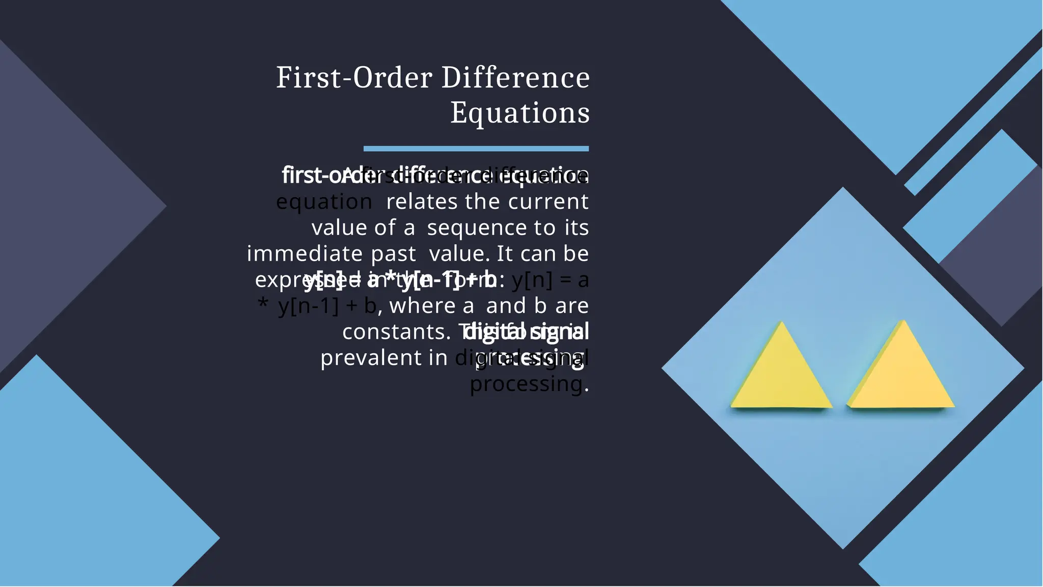 ppt1 on signal system of difference equations | PPTX