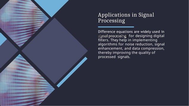 ppt1 on signal system of difference equations | PPTX