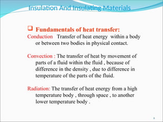 Insulation and Insulating materials..ppt