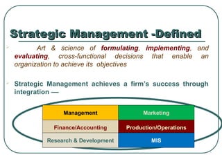 strategic managemet presentation admas university | PPT