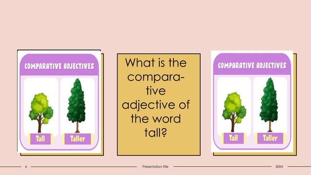 Comparative adjectives in Grade 2 K to 12 curriculum | PPT