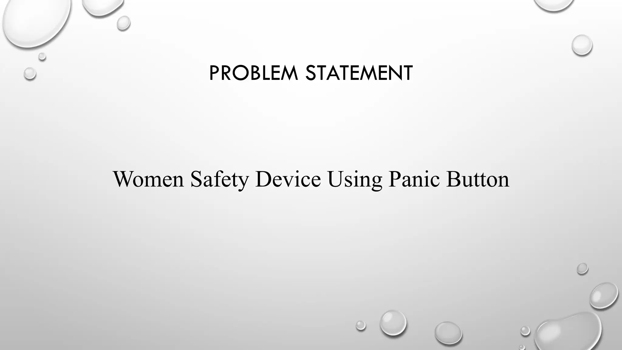 women sefty device project for engineers | PPTX