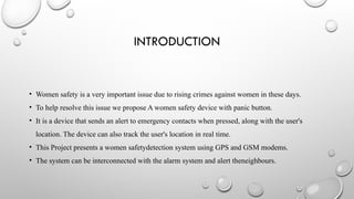 women sefty device project for engineers | PPTX