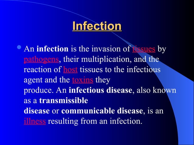 MICROBIAL INFECTIONS AND INFECTIOUS DISEASES | PPT
