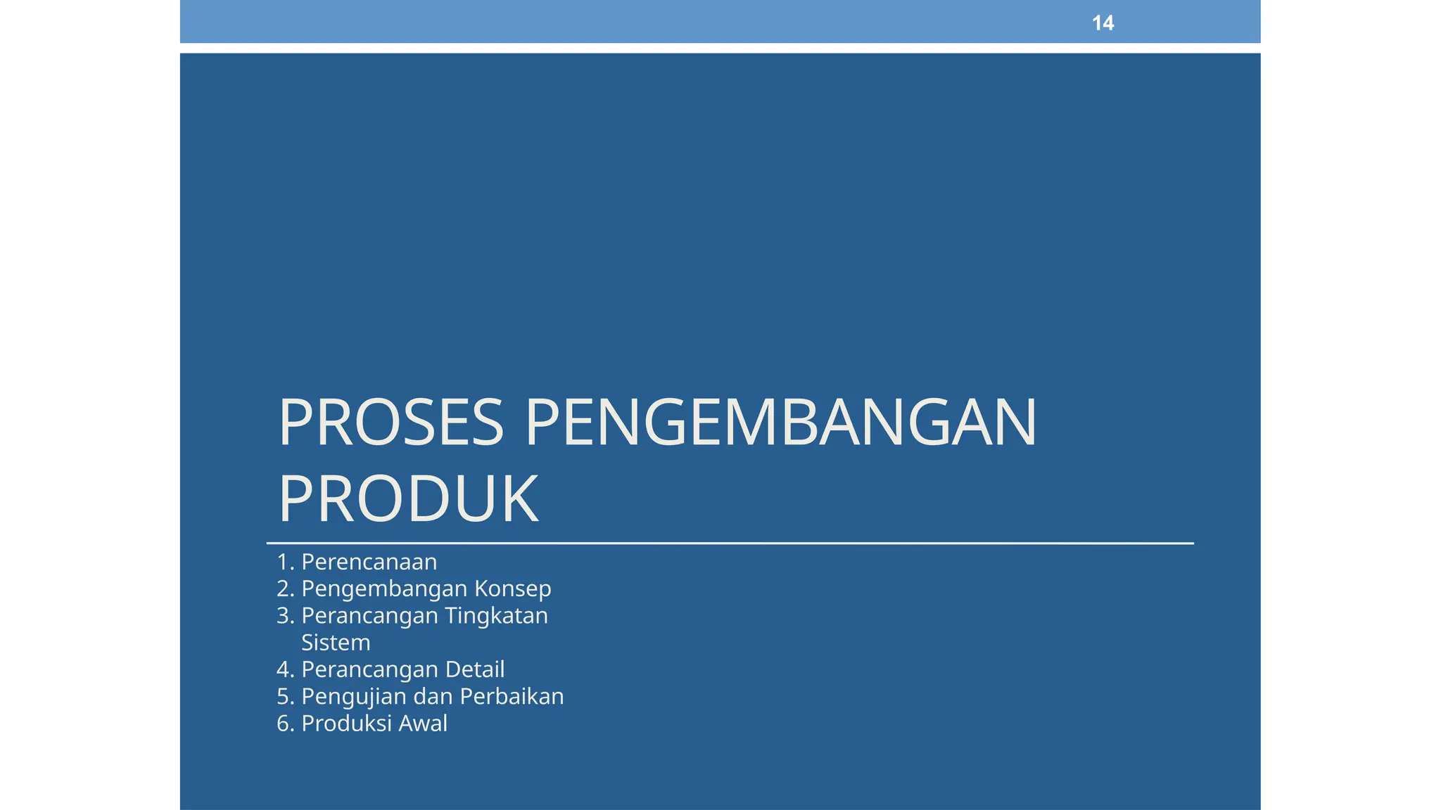 Perancangan dan pengembangan produk presentasi | PPT