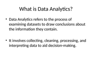 ppt 1.pptx data analaytics introduction | PPT
