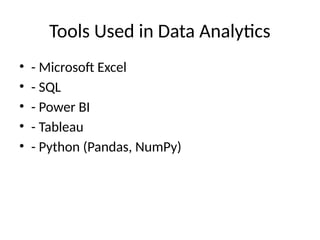 ppt 1.pptx data analaytics introduction | PPT