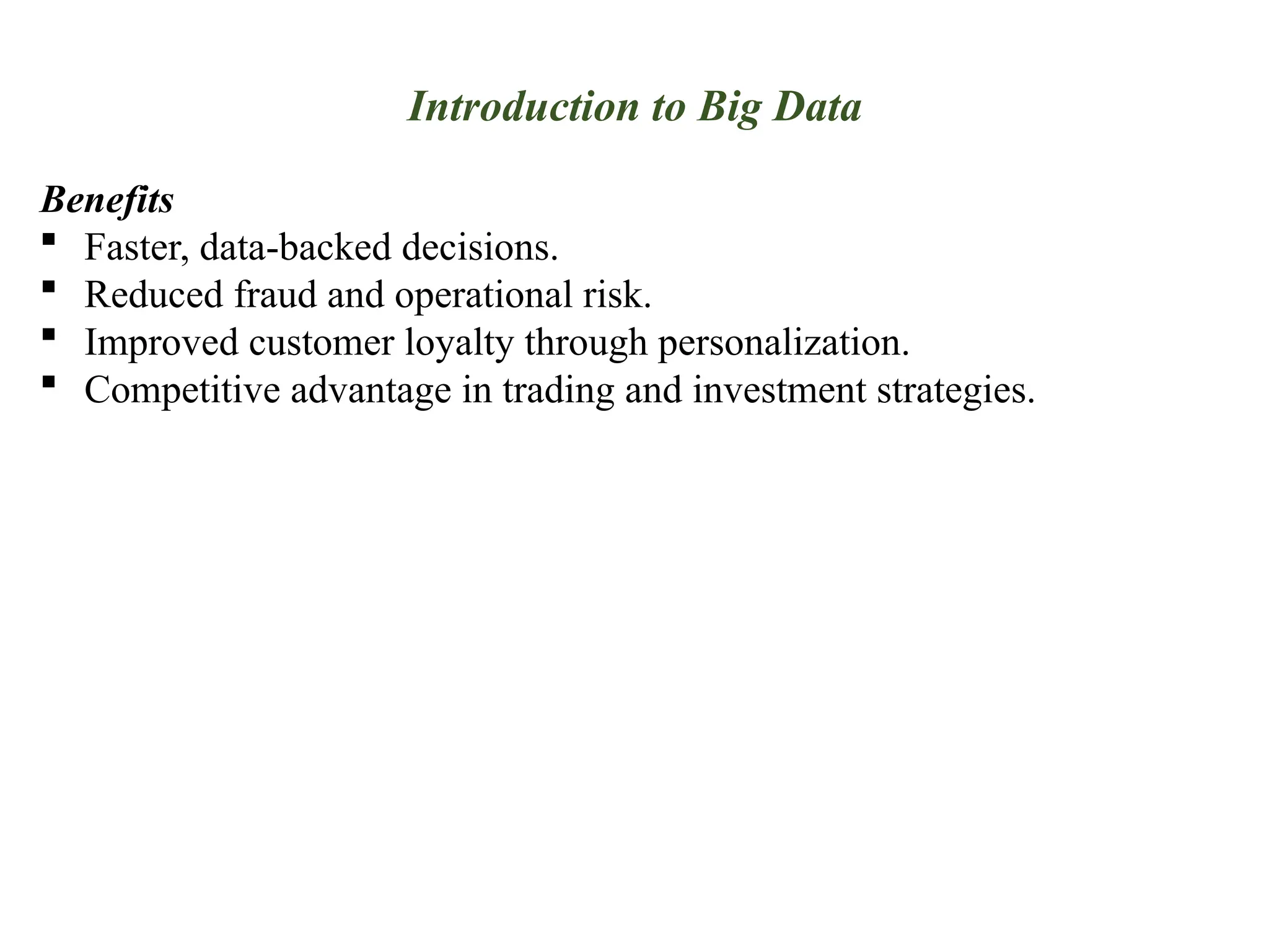 Big Data is also data but with a huge size. Big Data is a term used to describe a collection of ...