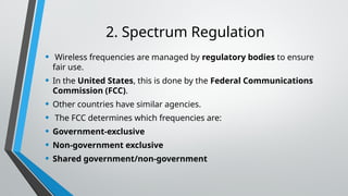Wireless Communication: Spectrum, Transmission, and Fading.pptx