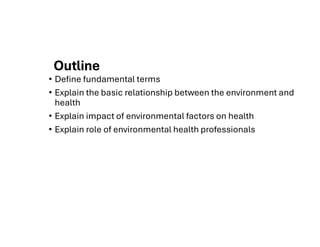 Environmental Health.ppt MBCHB-1001-BO18 | PDF