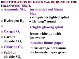 Ppt1 Introduction To Qa & Tests For Gases | PPT