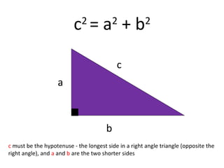 FCA GCSE Pythagoras | PPT