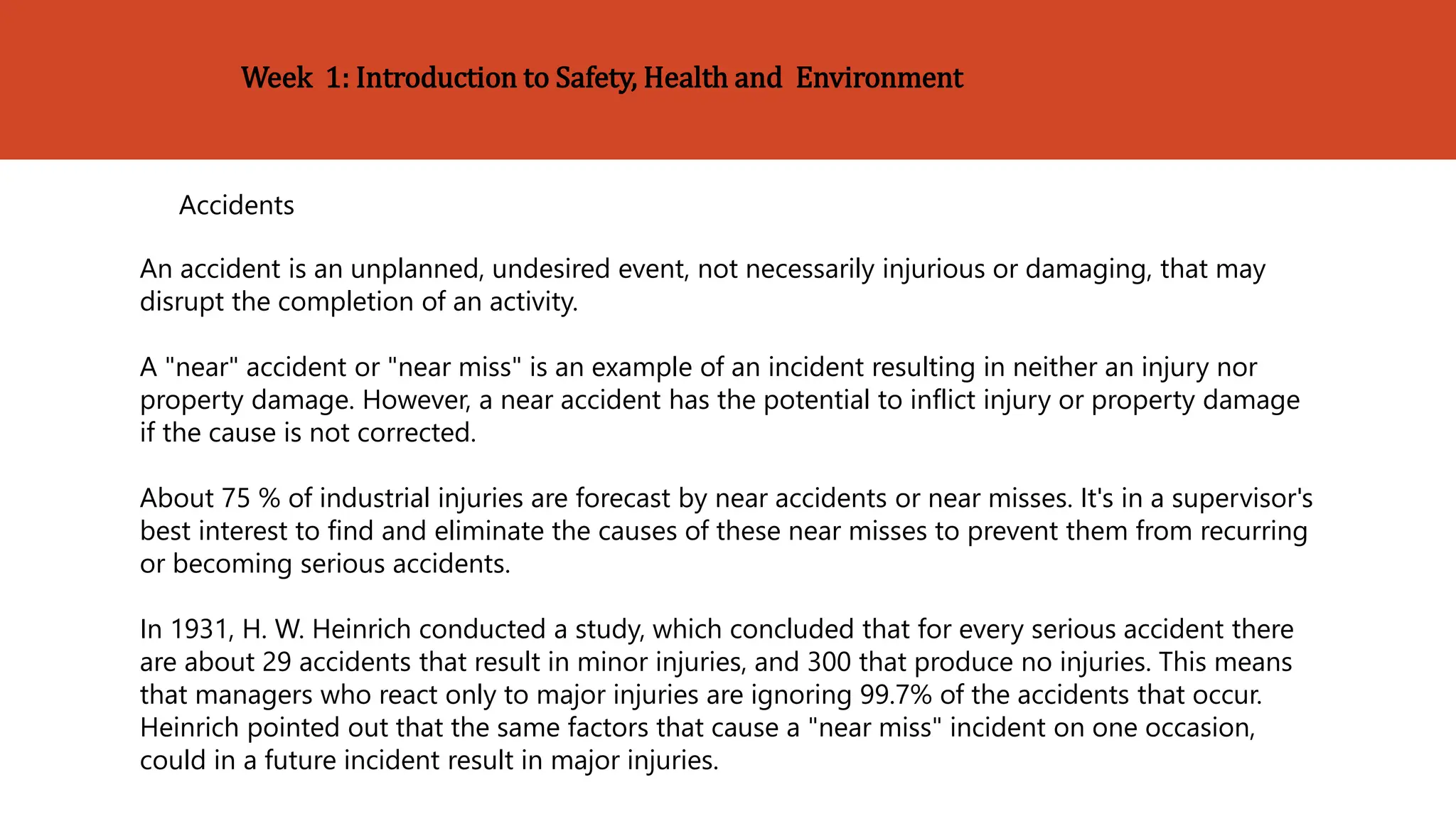 PPT 1- week 1- module 1-safety engineering | PDF