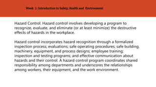 PPT 1- week 1- module 1-safety engineering | PDF