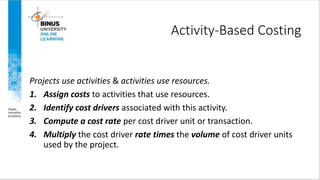 PPT10 - Cost Estimation And Budgeting.pptx