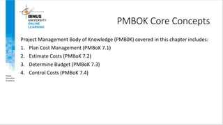 PPT10 - Cost Estimation And Budgeting.pptx