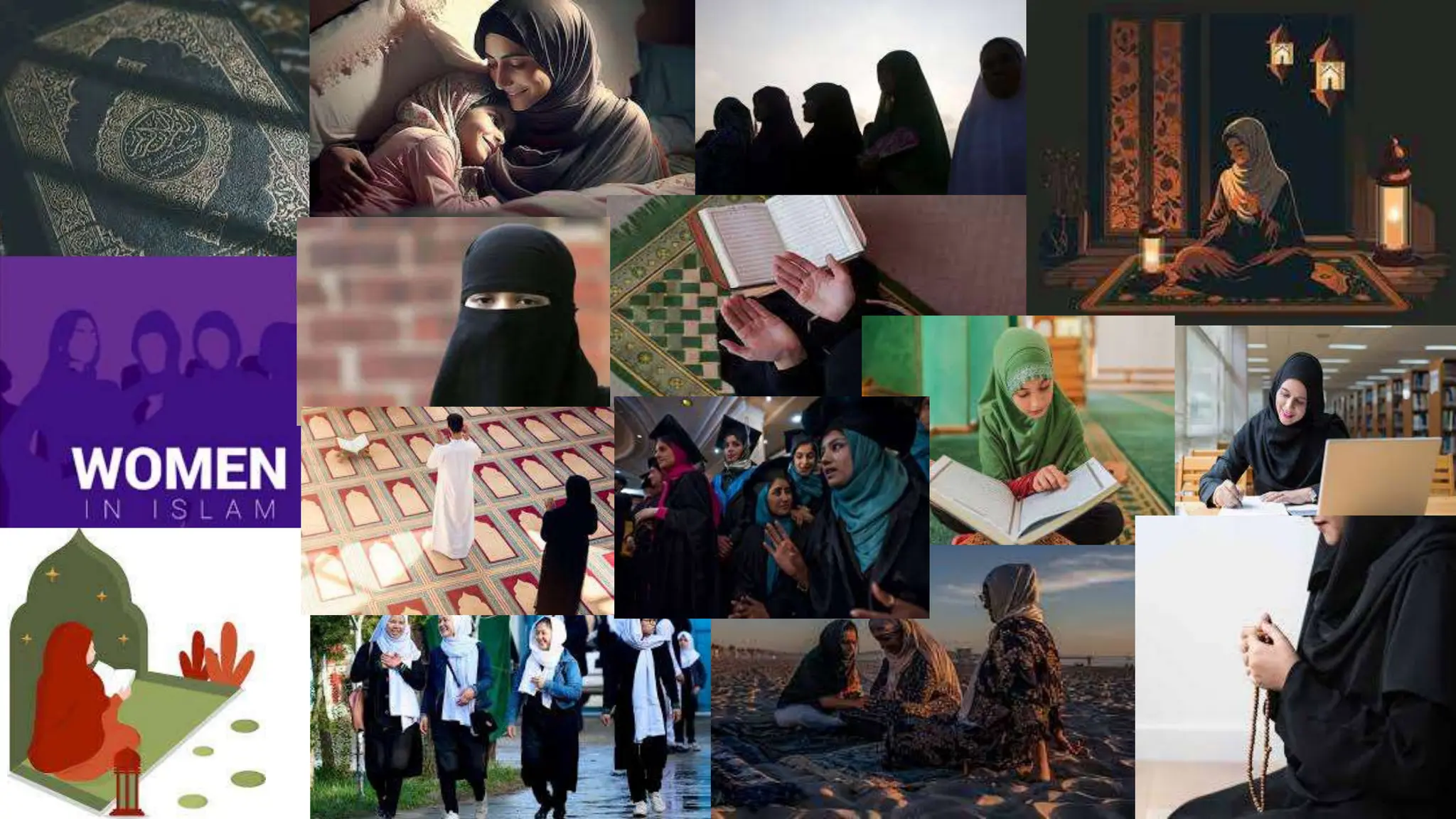 role of women in islam. powerpoint presentation. | PPTX