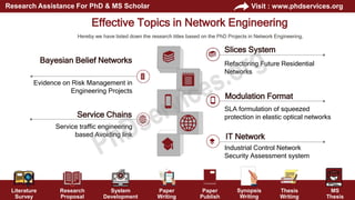 PhD Projects in Network Engineering Research Topics | PPTX