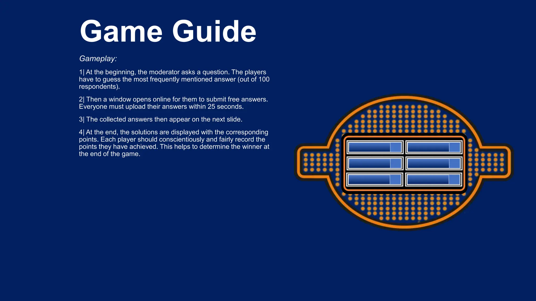 FAMILY FEUD PowerPoint Presentation for School Games | PPTX