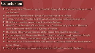 Paper 108 | Thoreau’s Influence on Gandhi: The Evolution of Civil ...