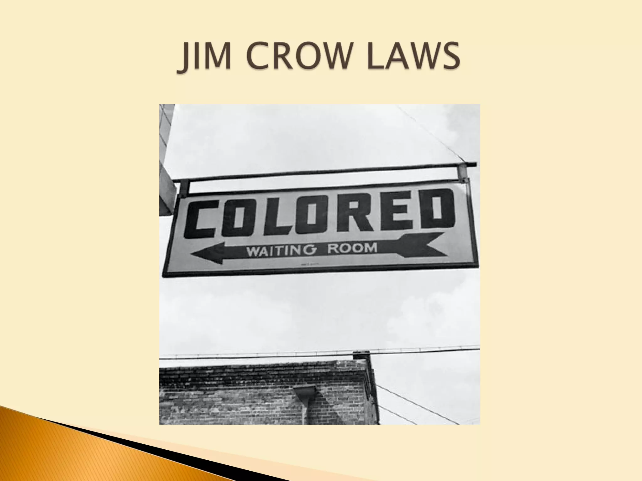 Ppt 10 jim crow laws | PPT