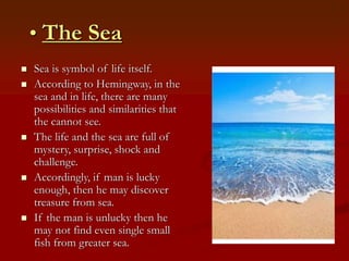 symbolism in the Old Man and the Sea | PPT