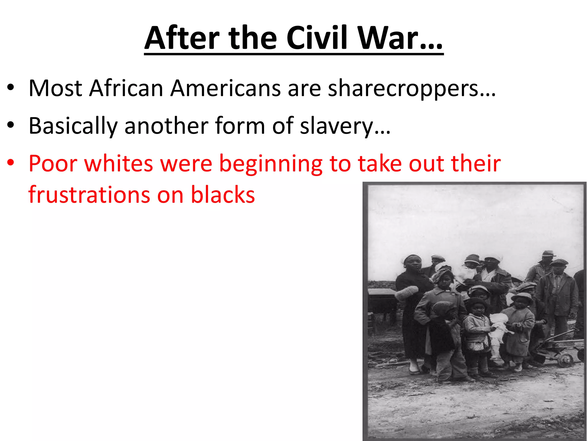 Ppt 10 rise of jim crow | PPT